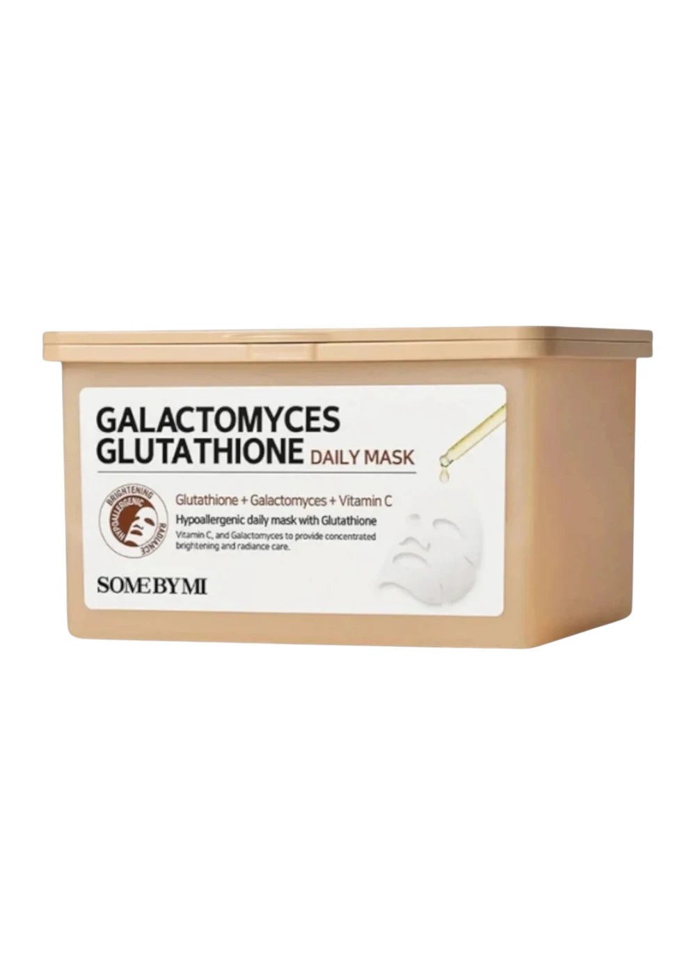 Somebymi Galactomyces Glutathione Daily Mask (30 Sheets)– fyzara